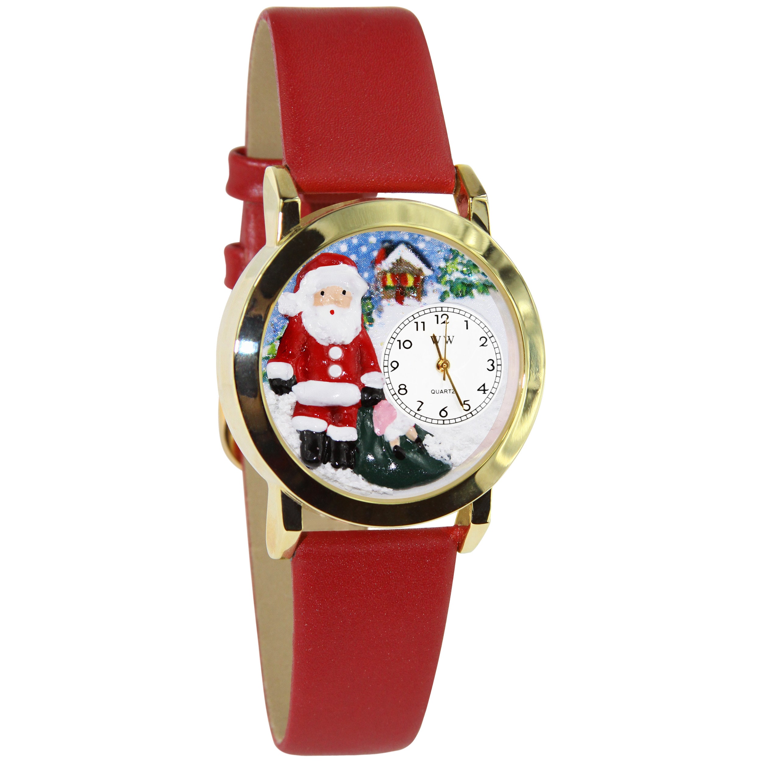 Christmas Santa Claus 3D Watch | Handmade by Whimsical Gifts | Novelty ...