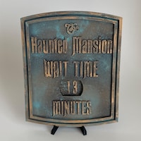 The Haunted Mansion Sign - Etsy