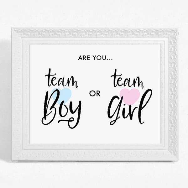 Team Boy Sign - Etsy