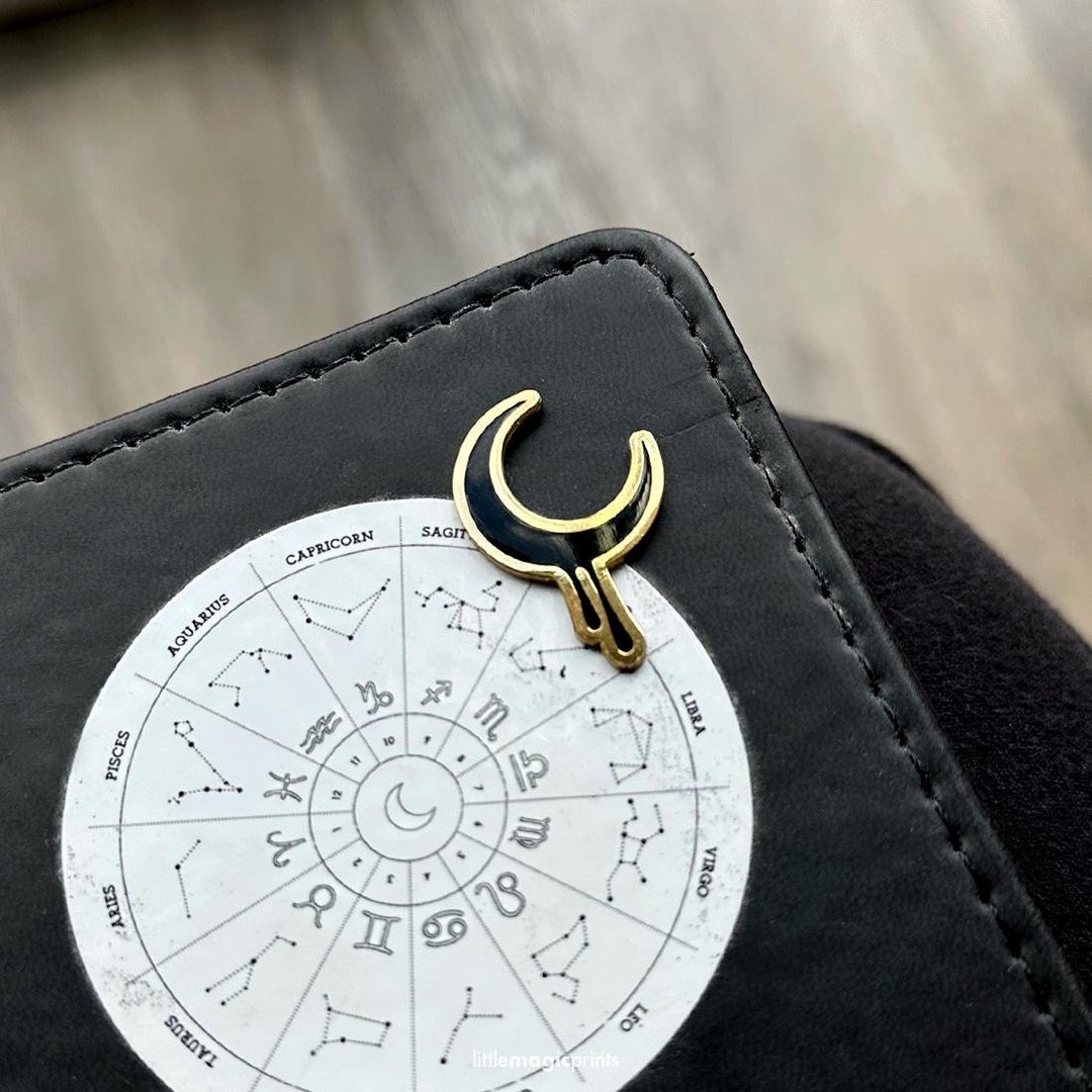 Moon Magnetic Pin, Moon Enamel Pin, Cute Trendy Pins, Moon Magnetic ...