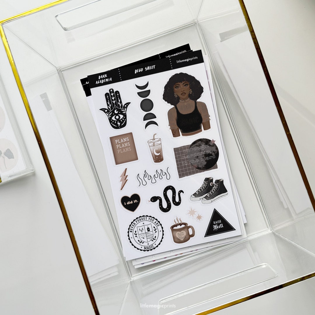 Journaling Stickers, Aesthetic Stickers, Academia Stickers, Vintage ...