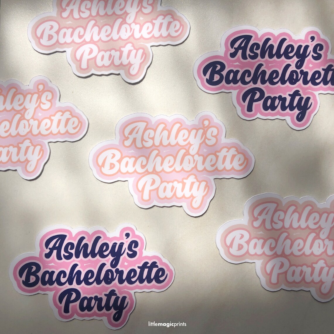 Custom Bachelorette Stickers Personalized Bachelorette Party - Etsy