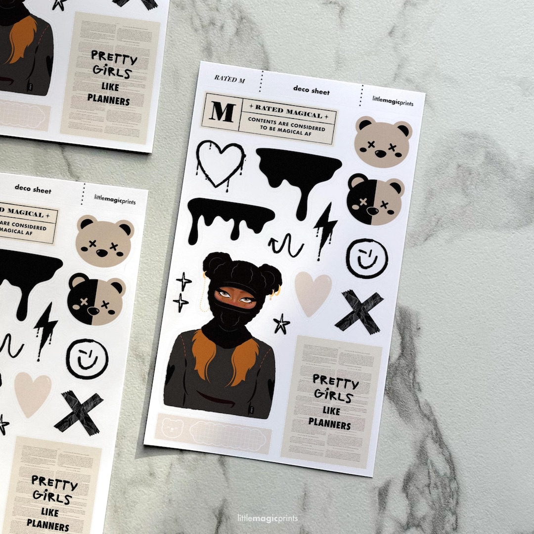 Graffiti Stickers, Aesthetic Journaling Stickers, Doodle Stickers, Deco ...