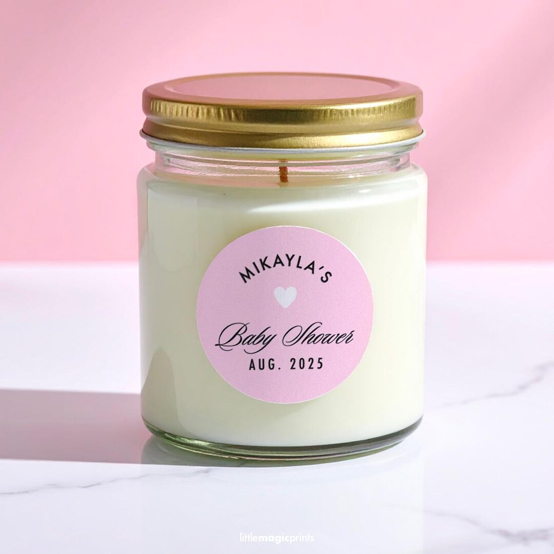 Baby Shower Favors Labels, Baby Shower Thank You Stickers, Personalized ...