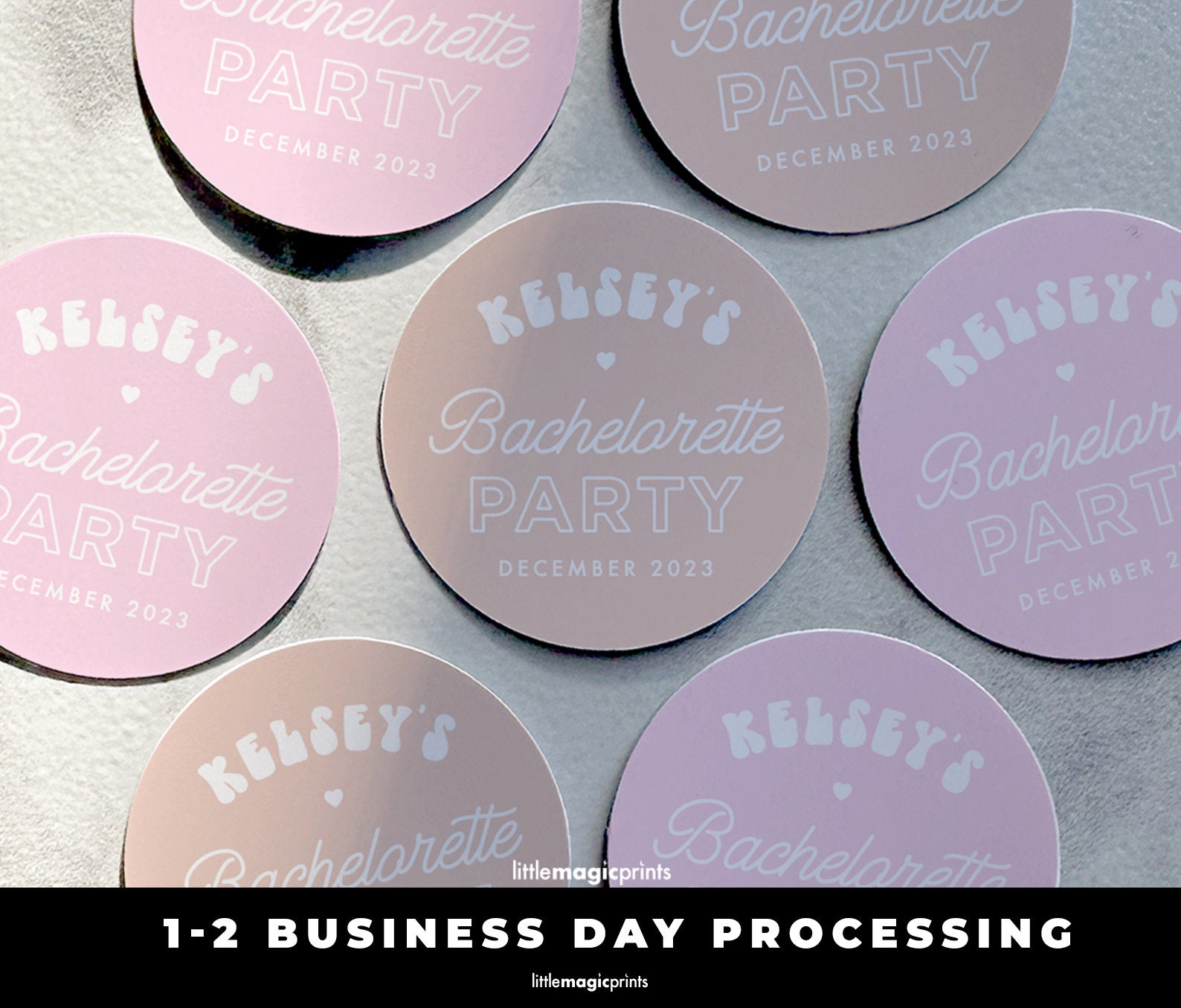Custom Bachelorette Stickers Retro Bachelorette Party Favors - Etsy