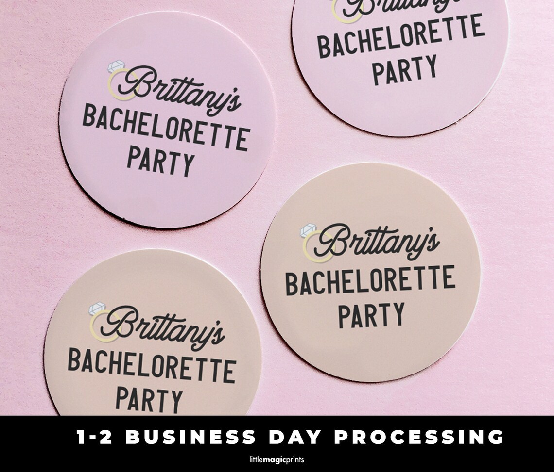 Bachelorette Party Sticker Labels Bachelorette Decorations - Etsy