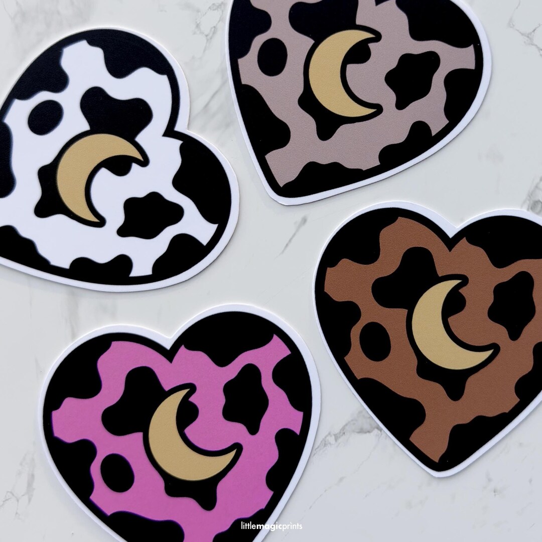 Cowgirl Stickers, Country Girl Sticker, Aesthetic Vinyl Stickers, Moon ...