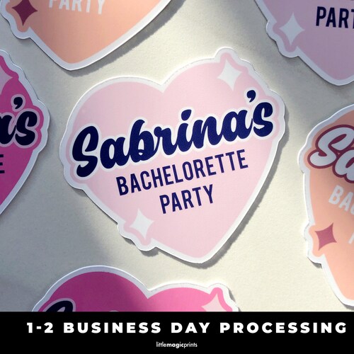 Custom Bachelorette Stickers Personalized Bachelorette Party | Etsy
