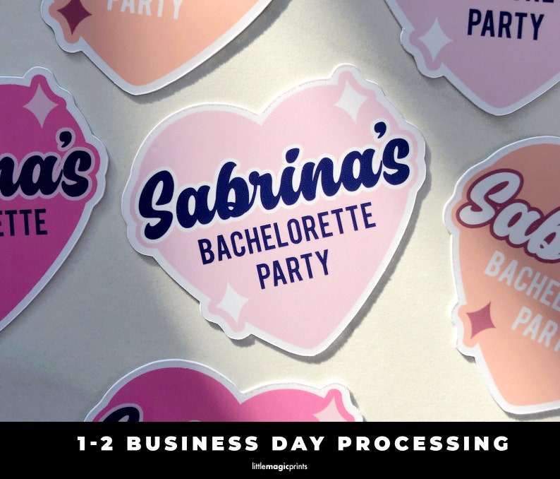 Custom Bachelorette Stickers Personalized Bachelorette Party | Etsy