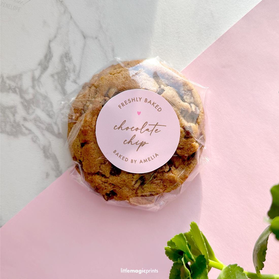 Personalized Baked Goods Sticker Labels | Kraft, Freshly Baked ...