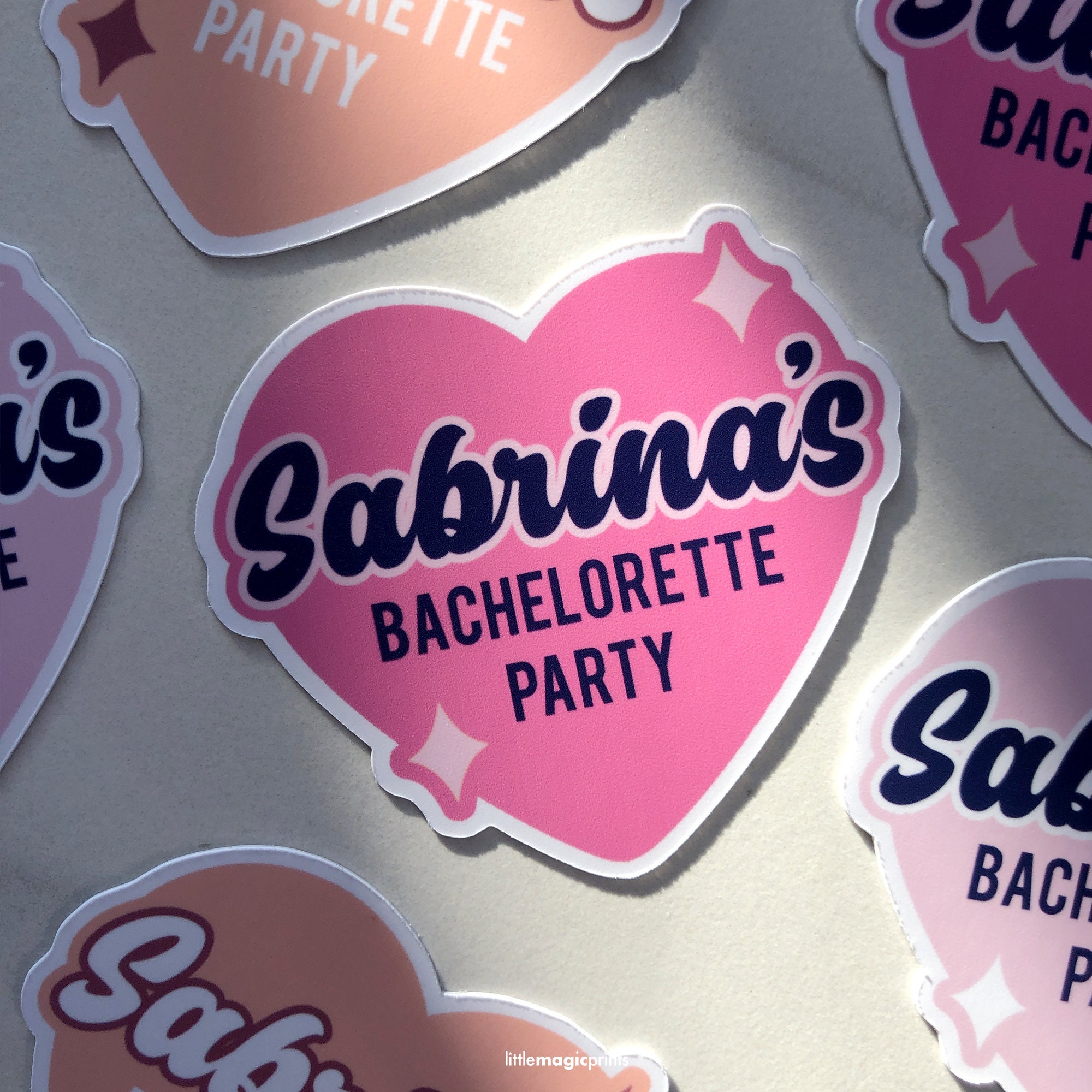 Custom Bachelorette Stickers, Personalized Bachelorette Party Sticker ...