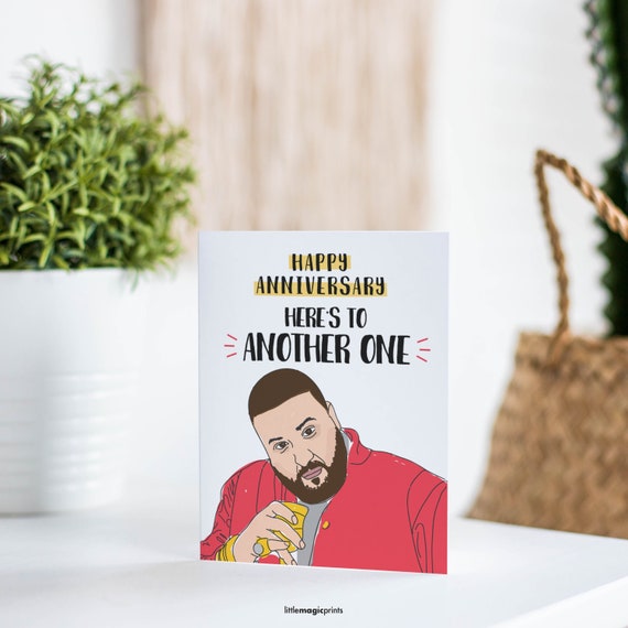 Funny DJ Khaled Anniversary Printable Card Digital File - Etsy