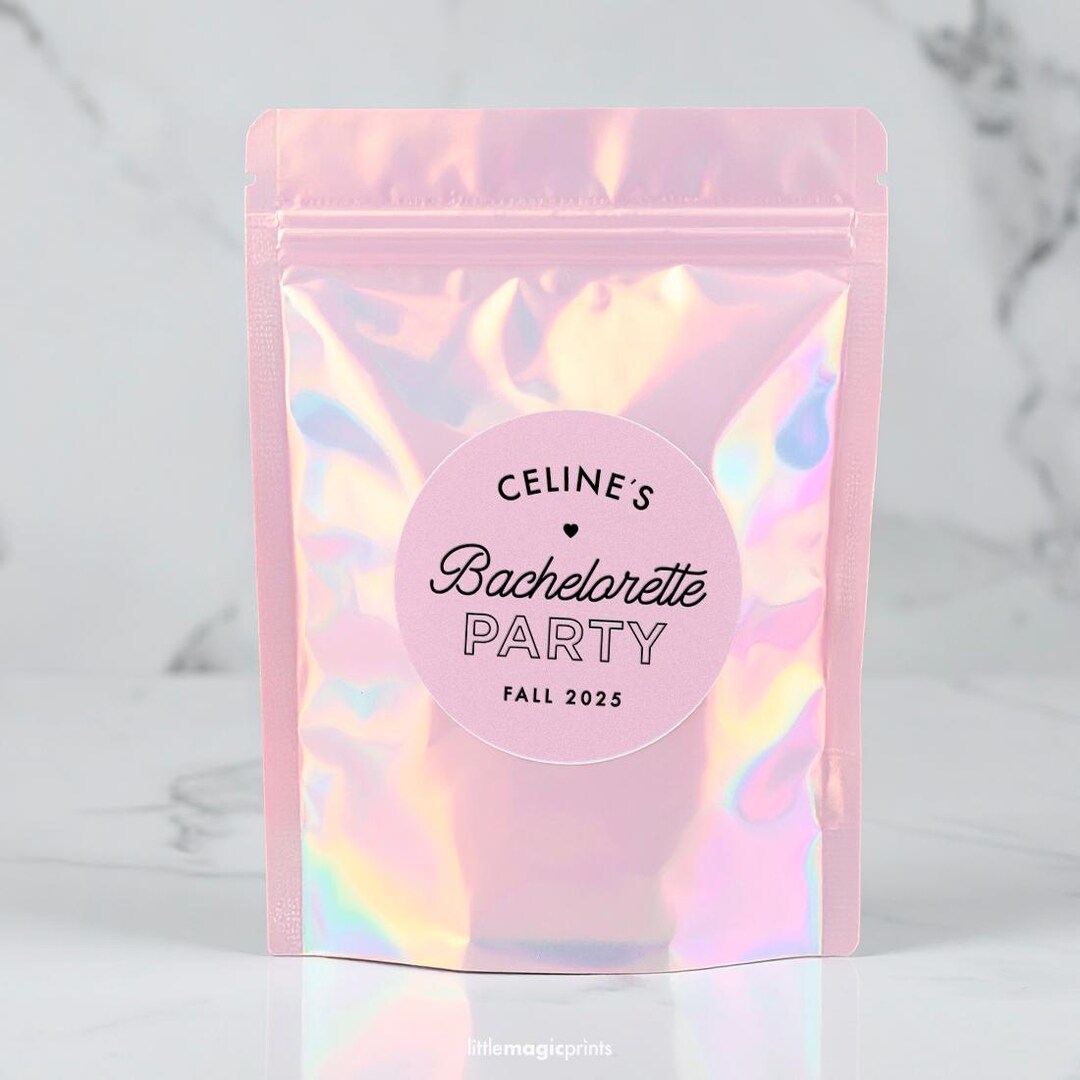 Bachelorette Sticker Labels, Custom Bachelorette Party Favor Labels ...