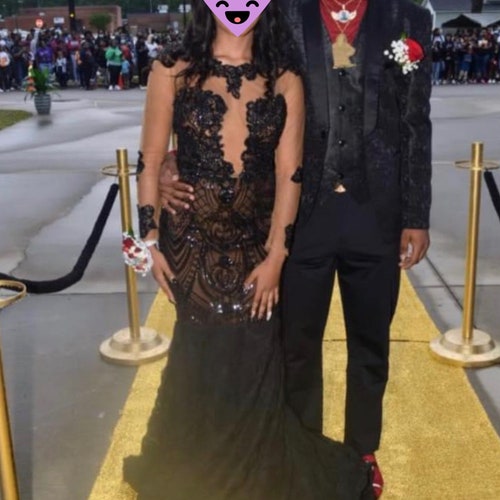 Black Prom Dresses Black Girl Prom Dresses Dress for Red - Etsy