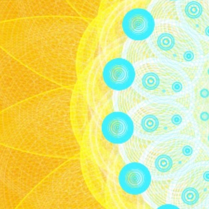 Archangel Gabriel Digital Mandala / Crystal Grid Template - Etsy