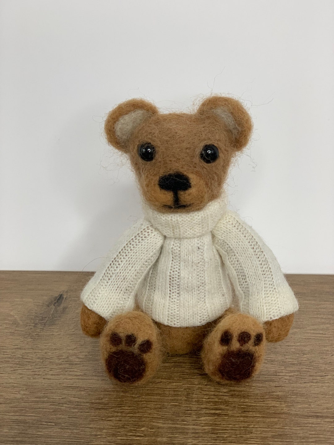 Needle Felted Marcus the Bear - Etsy