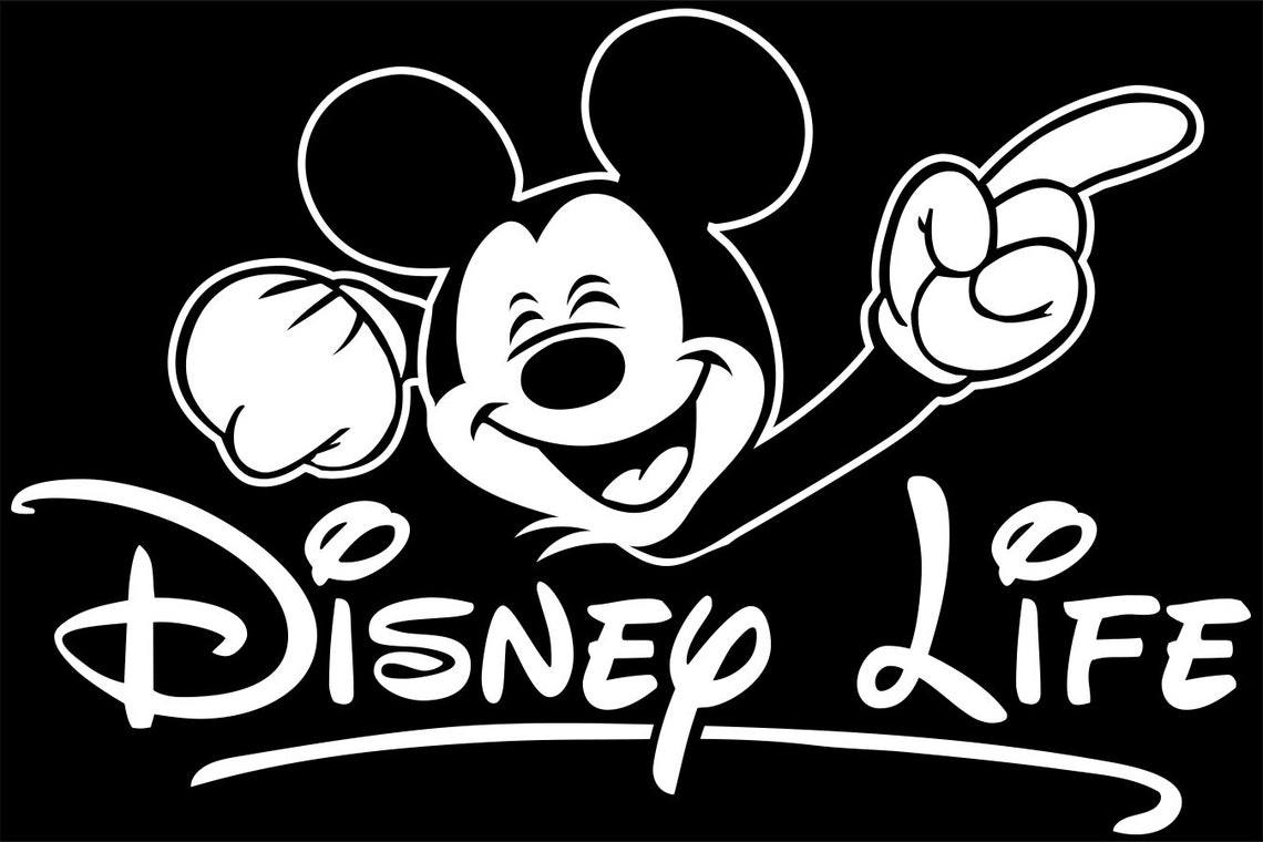 Disney Decal Disney Life Decal Mickey Decal Mickey Mouse - Etsy