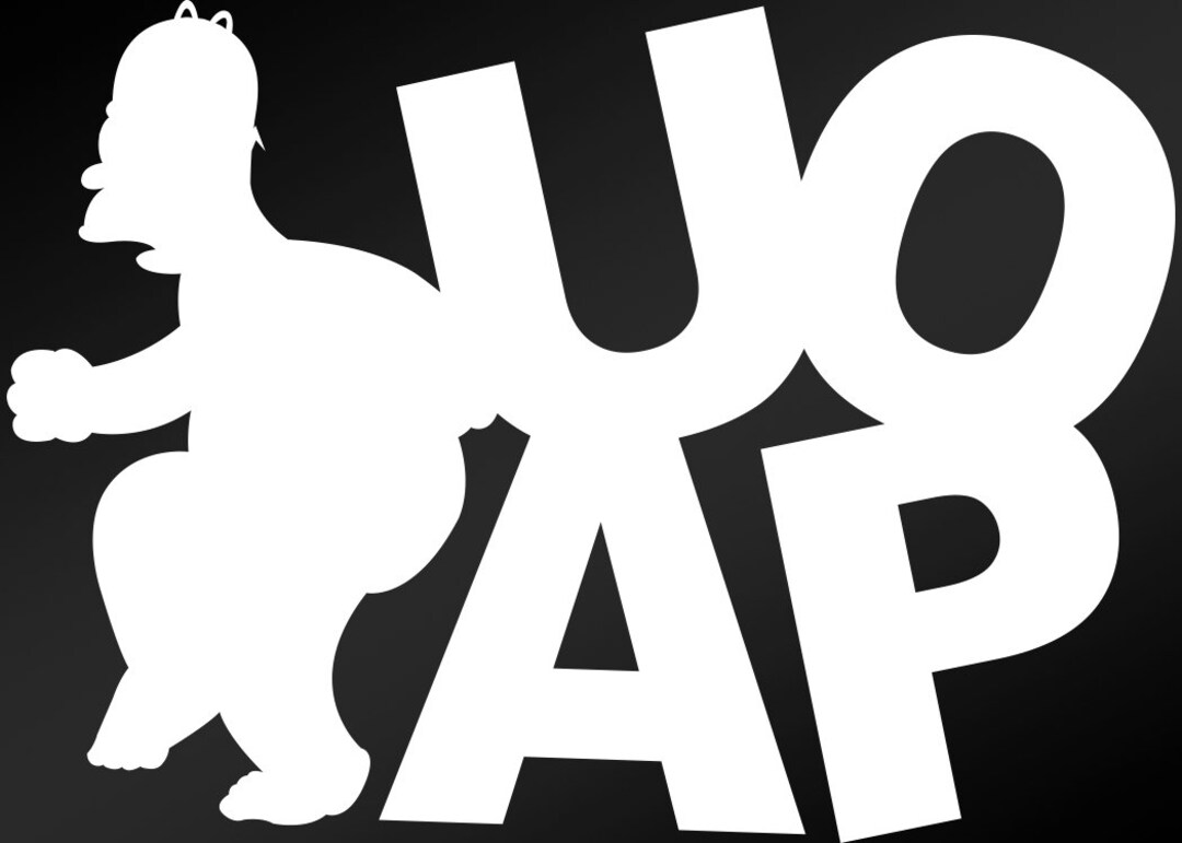 Homer Simpson Decal - Universal Studios Homer Decal - Universal Orlando ...