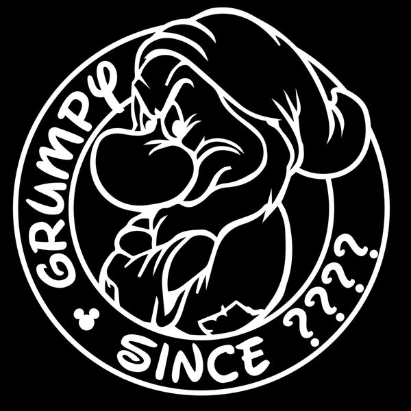 Grumpy Dwarf Car Decal - Etsy
