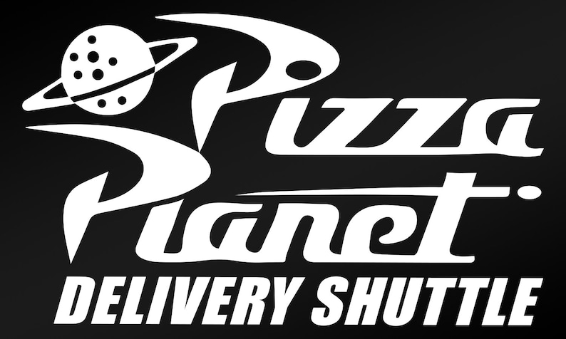 Disney Decal Pizza Planet Delivery Shuttle Decal Toy Story | Etsy