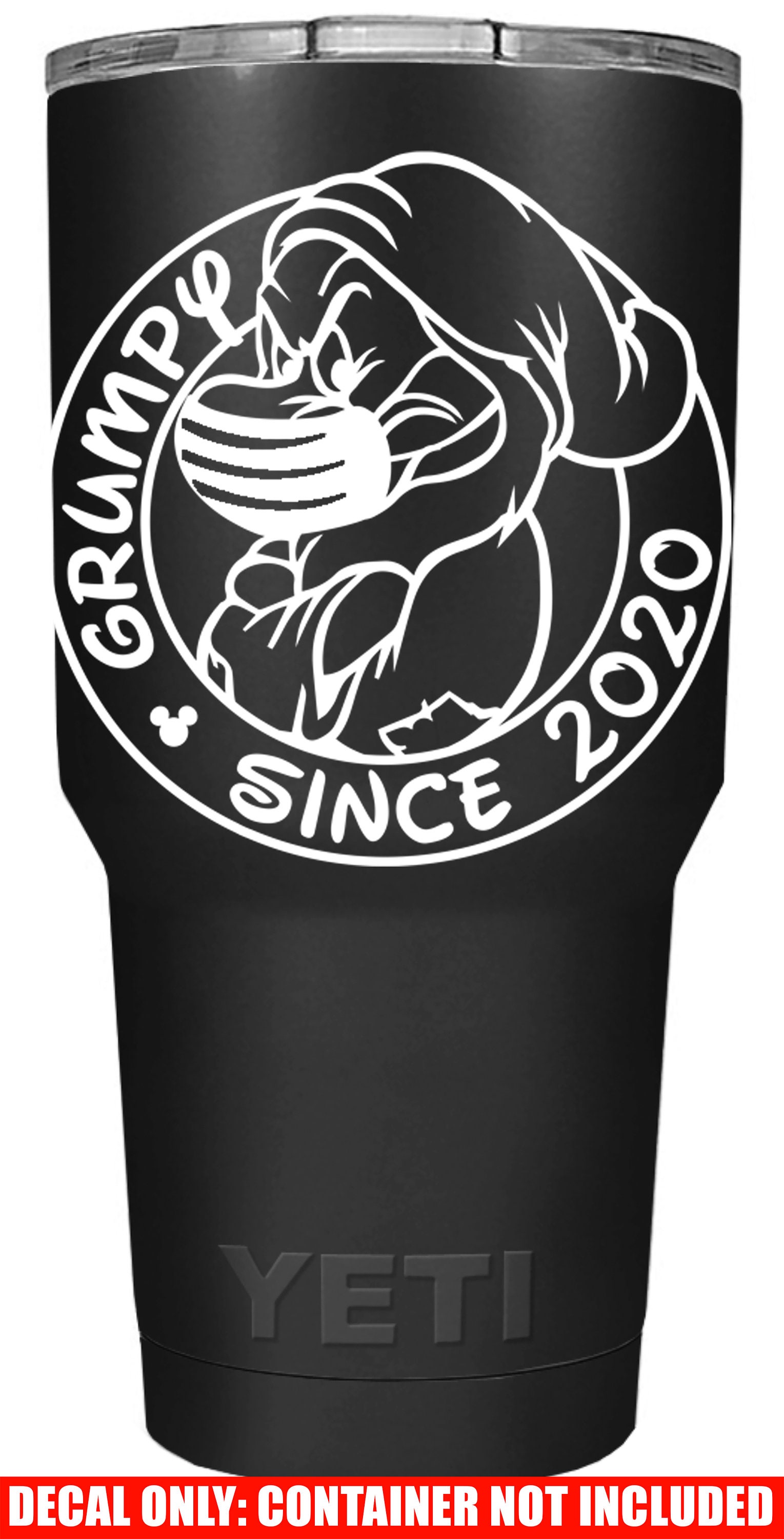 Disney Decal Masked Grumpy Since 2020 Grumpy Dwarf Decal | Etsy