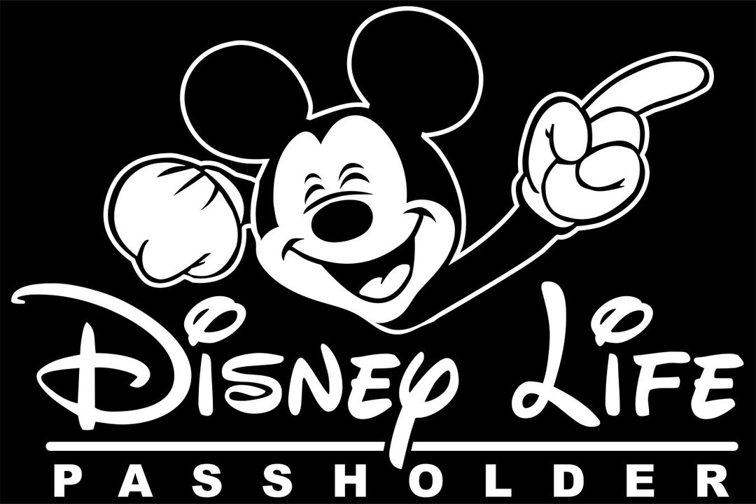 Disney Decal - Disney Life Passholder Decal - Mickey Decal - Mickey ...