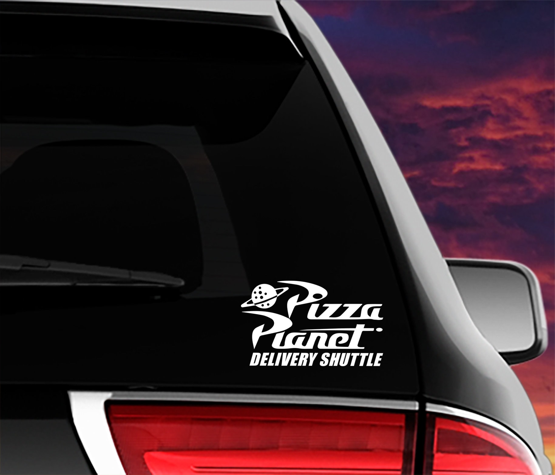 Disney Decal Pizza Planet Delivery Shuttle Decal Toy Story - Etsy