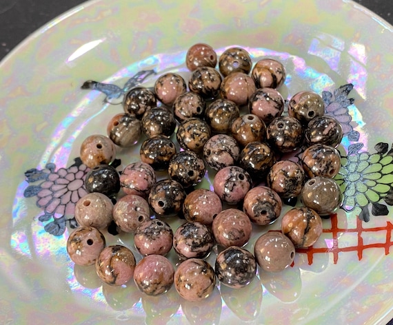 Rhodonite beads store