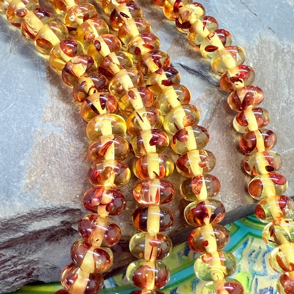 Amber Gemstone Beads - Etsy