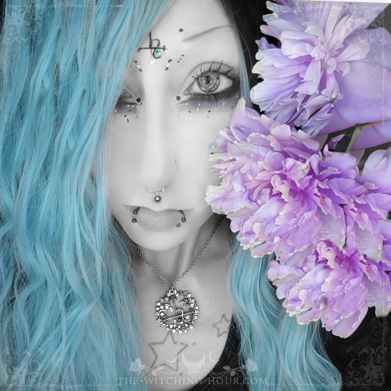 Sigil of Lilith Pendant With Rainbow Moonstone Lilith's - Etsy