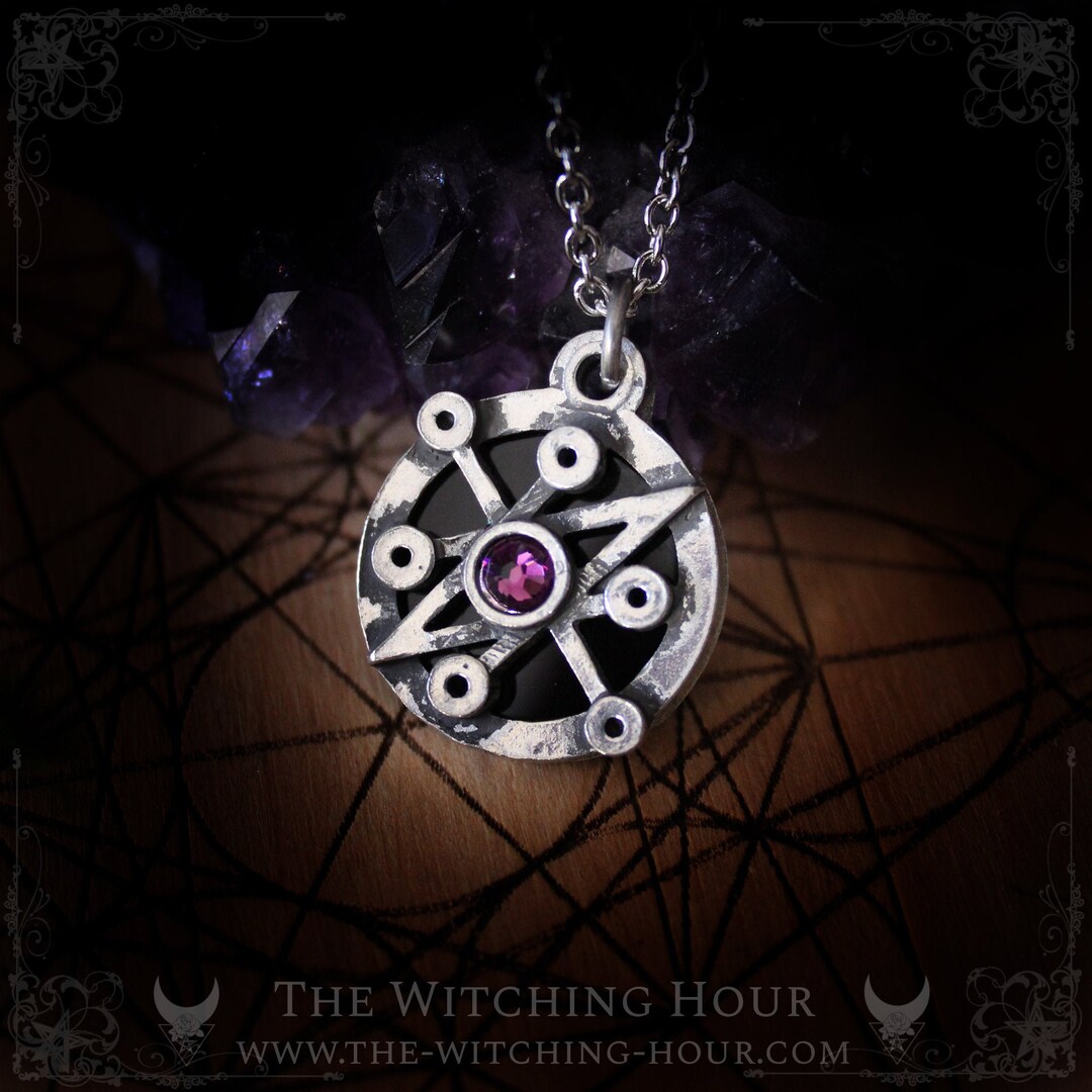 Sigil of Azazel Pendant, Seal of Azazel Necklace, Luciferian Jewelry - Etsy