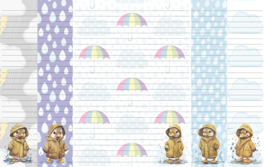 Buy Puddle Duck Writing Paper: A4 Lined Stationery Online in India - Etsy
