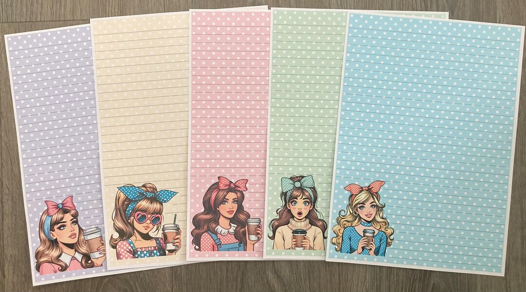 Pop Art Coffee Writing Paper, A4 Writing Paper, Coffee Stationery ...