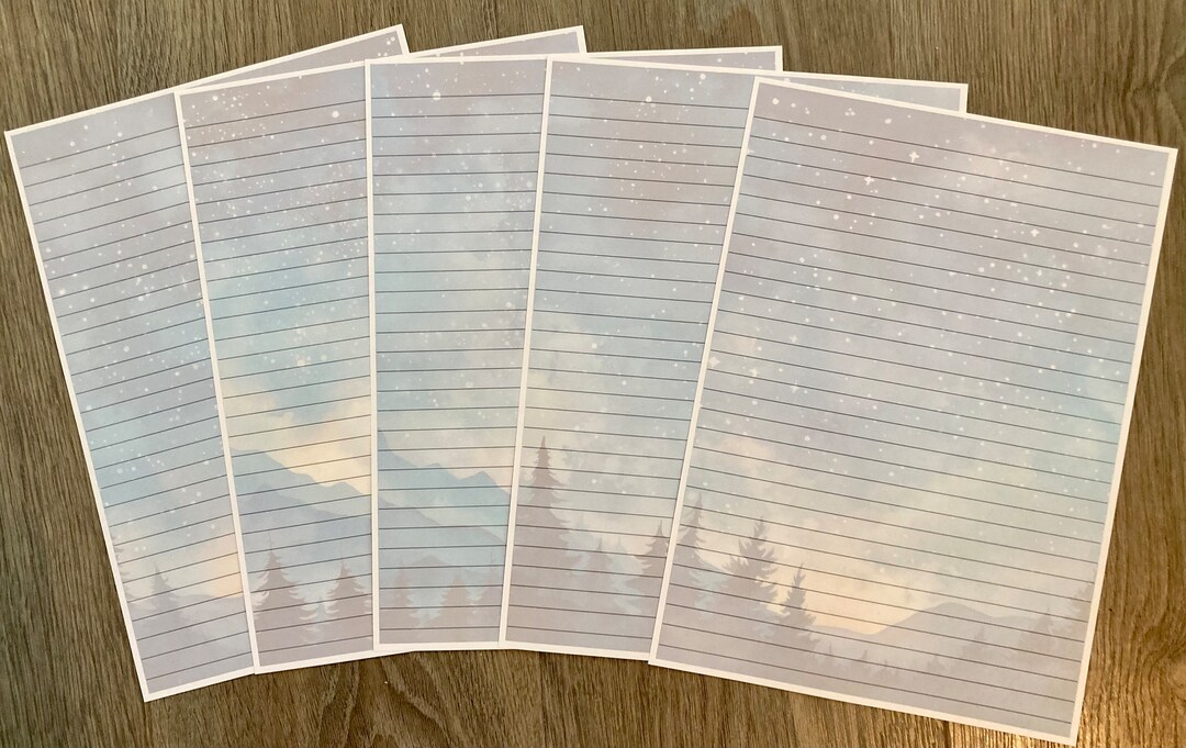 Night Sky Writing Paper A4 Writing Paper Night Sky - Etsy UK