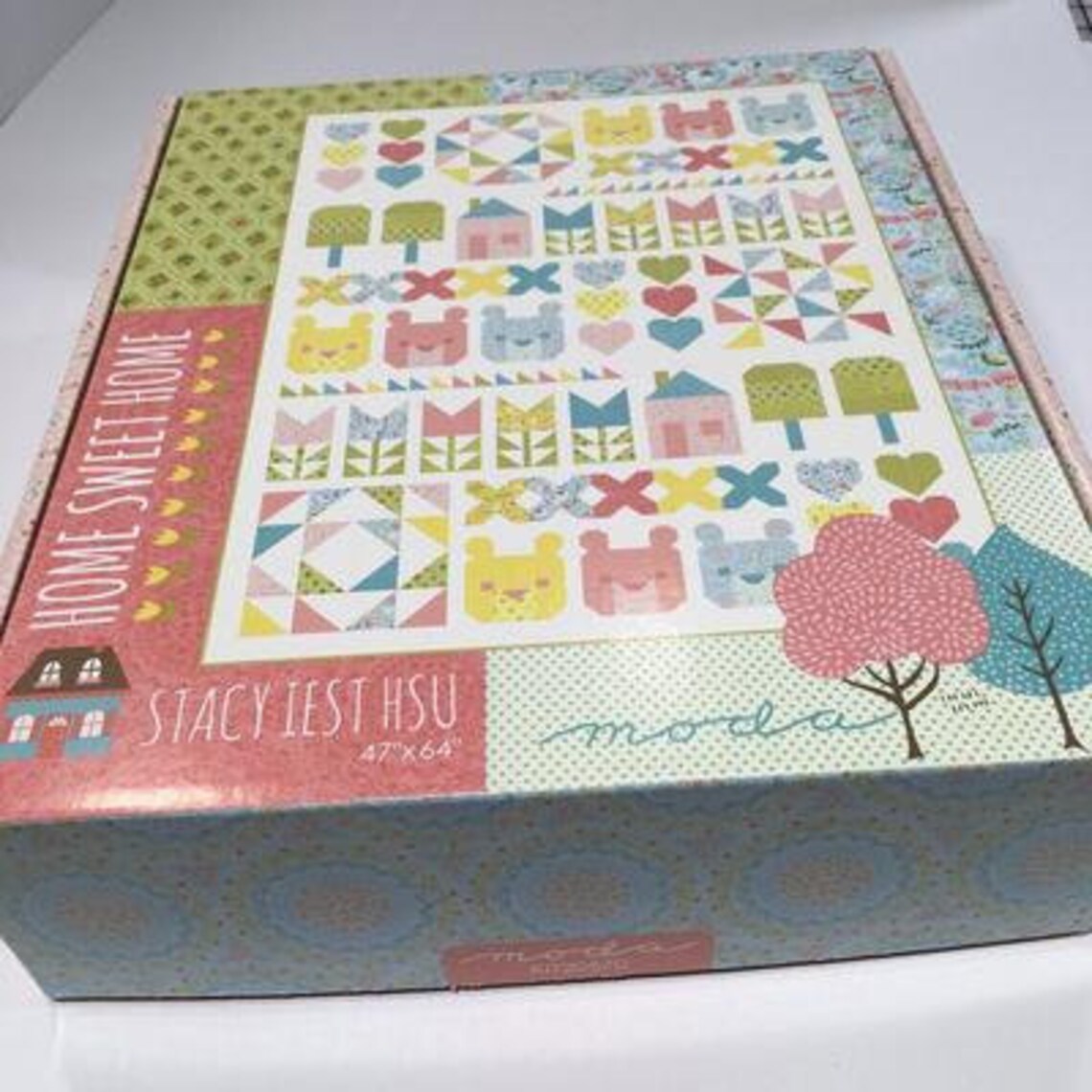 Home Sweet Home Quilt Kit by Stacy Iest Hsu for Moda, 47" X 64", Baby ...