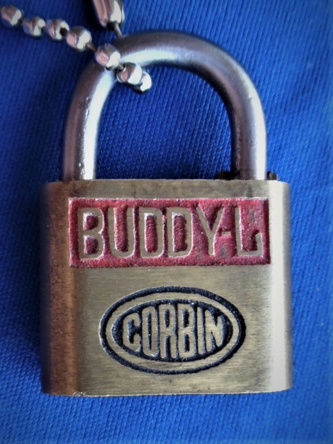 Antique BUDDY LEE Miniature Collectible Vintage Padlock Mail Truck Oil ...