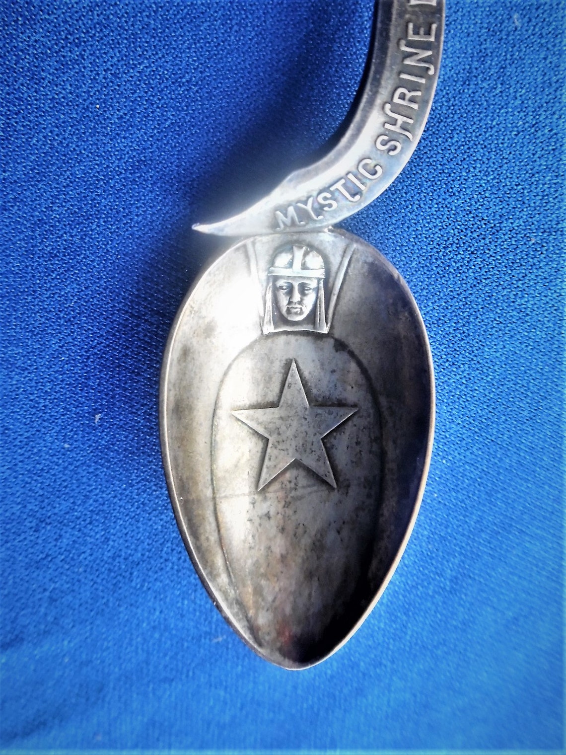 Antique Vintage MYSTIC SHRINE PILGRIM Sterling Souvenir Camel Egyptian ...