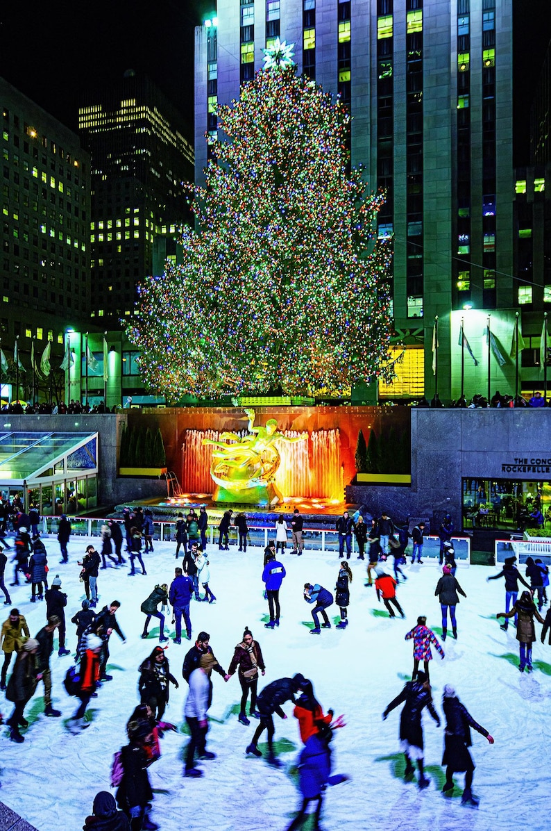 Rockefeller Tree Ice Skaters - Etsy