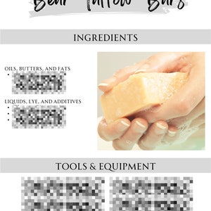 Bear Tallow Carnivore Soap Recipe, Pure Tallow Soap for Skincare PDF ...