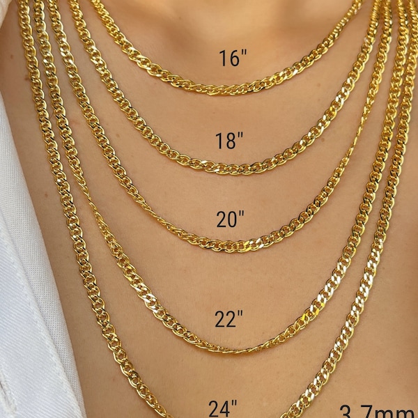 Chain Link Necklace - Etsy