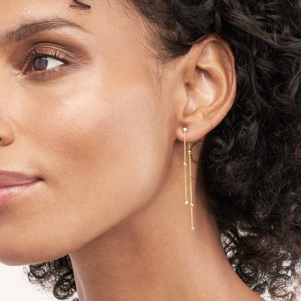 Chain Drop Earrings - Etsy