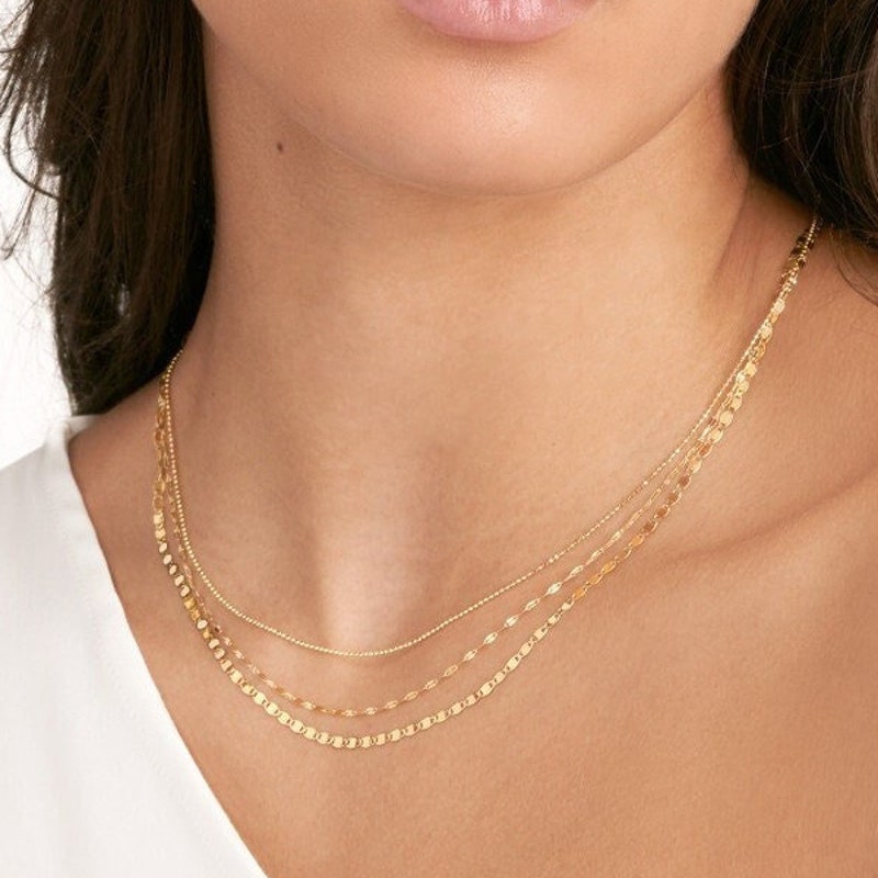 Multi Chain Necklace - Etsy