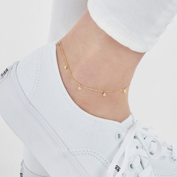 Gold Anklet - Etsy