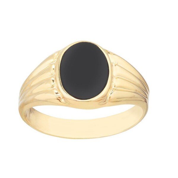 Onyx Signet Ring - Etsy