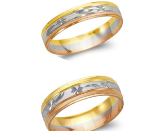 Tri Color Gold - Etsy