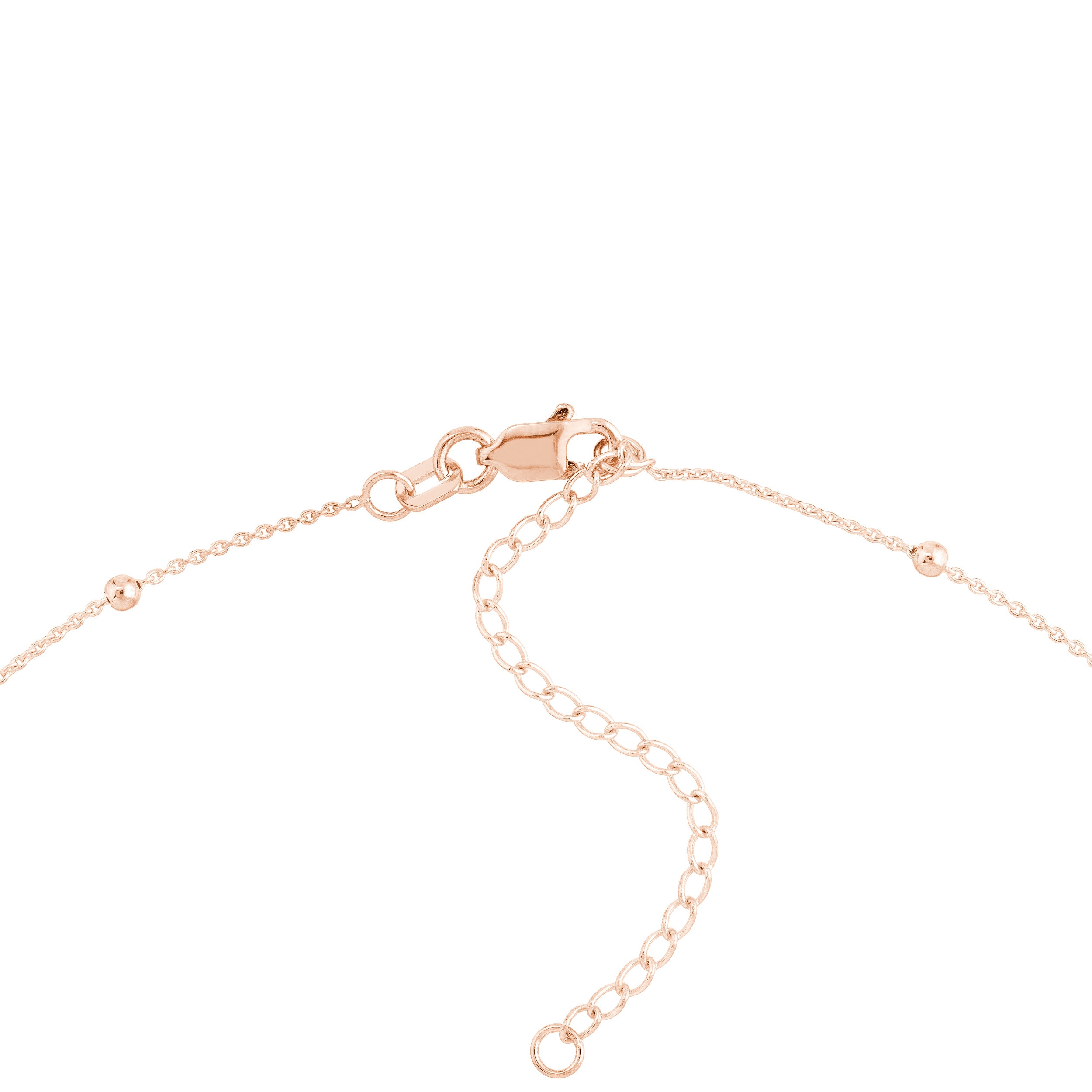 Ball Beaded Chain Beaded Station Necklace 14K Solid Yellow | Etsy