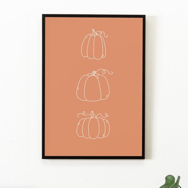 Line Art Autumn - Etsy
