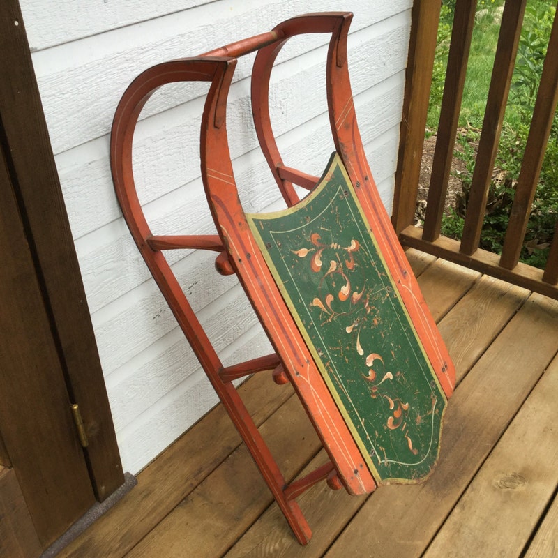 Antique Sled - Etsy