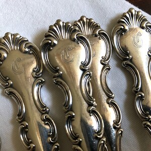 1902 Troy Pattern by 1835 R. Wallace/set of Nine Silver Plate Dinner ...