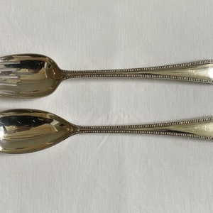 Vintage Large 12" L Silver Plated Spoon and Runcible Spoon/spork Fork ...